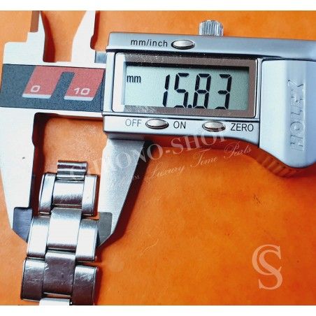 ROLEX BIG CROWN PARTIAL RIVETS LINKS 7205 for repair 70's Rivet 19mm ...