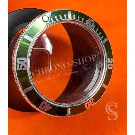 Magnifier Rolex style loupe X5 Graduated Bezel Green insert Submariner ...