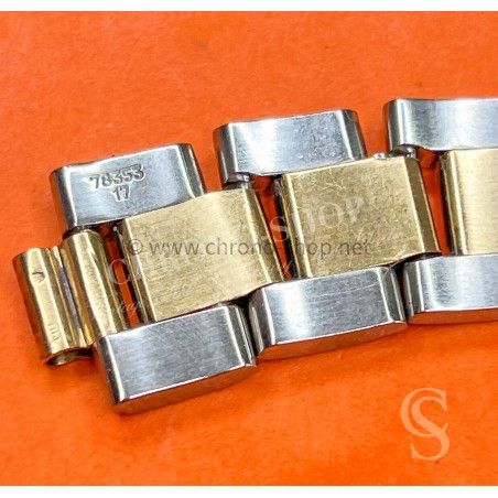 Rolex 78353-17 Oyster Gold 18Kt Steel Links parts 14mm fit 17mm ...
