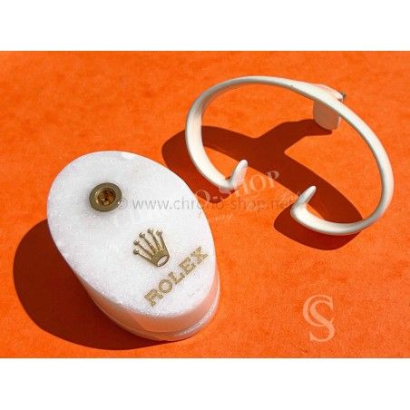 Rolex Original 70's collector watch Oval Heavy Marble display stand ...