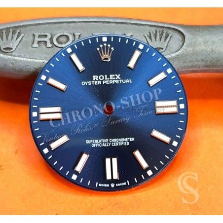 Rolex Amazing Genuine Navy Blue Watch Dial Part Rolex Oyster Perpetual ...