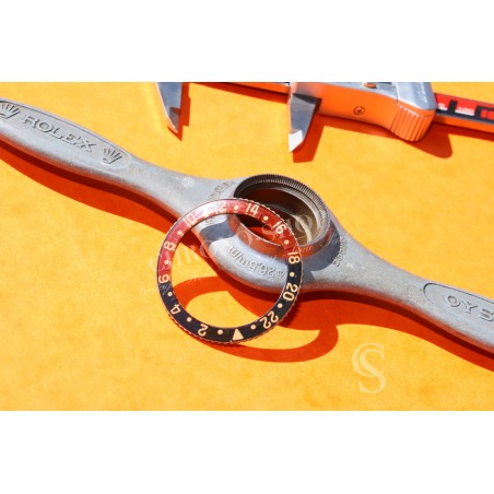 Rolex Incredible Genuine GMT Master 6542 Bakelite bezel insert pepsi ...