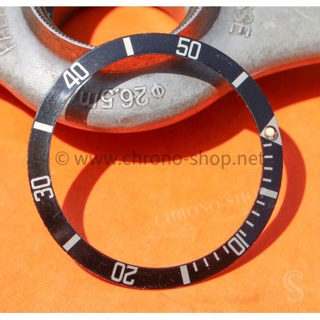 Rolex Tudor vintage 70's Fat Font Mark 3 bezel insert Submariner 5513 ...