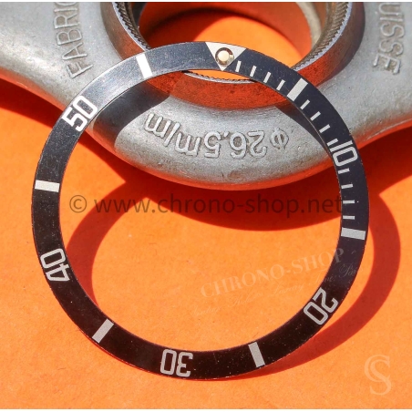 Rolex Tudor vintage 70's Fat Font Mark 3 bezel insert Submariner 5513 ...
