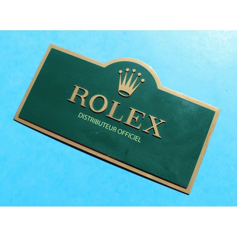 PLAQUE GEANTE DECORATION ROLEX GOODIES MONTRES DISTRIBUTEUR OFFICIEL ...