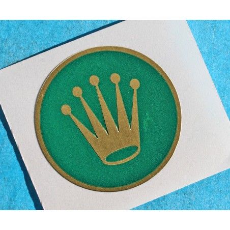 Rolex 60's BIG LOGO watch caseback Ø25mm Green Sticker Submariner, GMT ...